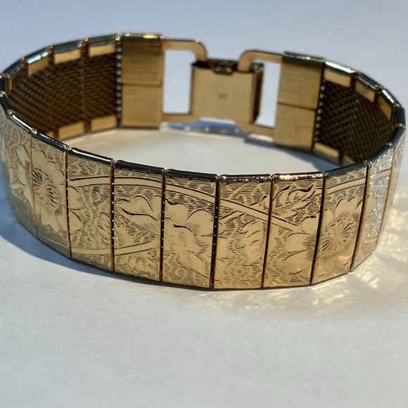 Sarah Coventry | Jewelry | Vintage Sarah Coventry Gold Tone Mesh Floral ...